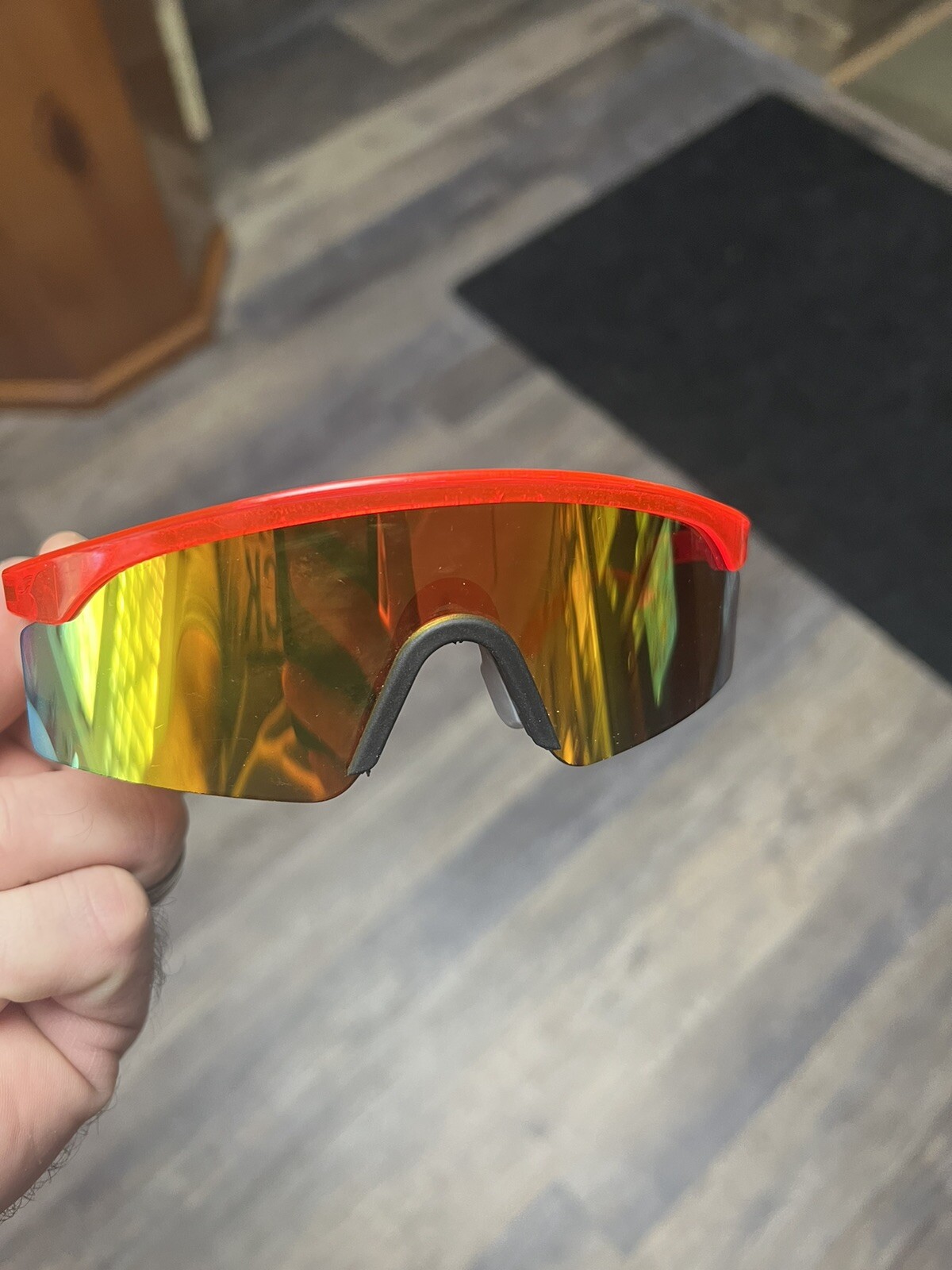 Oakley razor blades crimson red iridium clear triggers - Gem