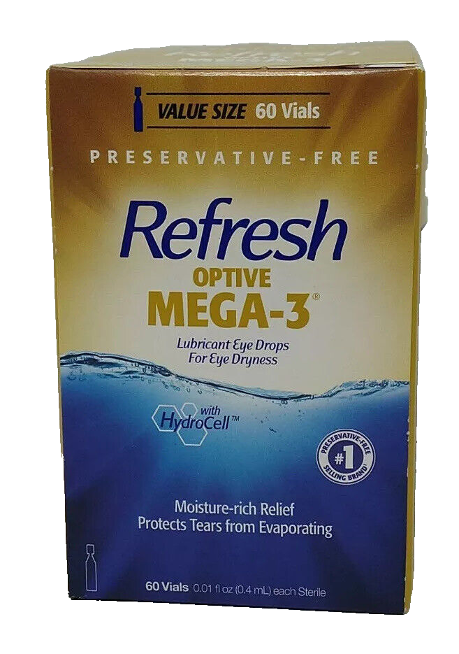 Refresh+Optive+Mega-3+Lubricant+Eye+Drops+Preservative+60+Vials for ...