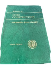 AISC Manual of Steel Construction Allowable Stress Design 9th Edition ...
