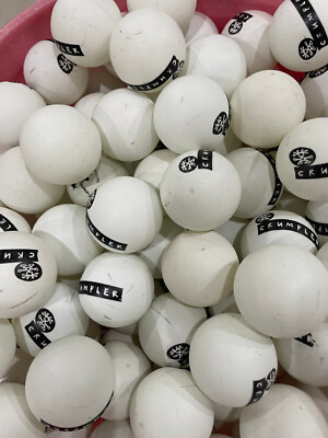24 Table Tennis Ping Pong Balls 40mm White Plastic Ball | eBay