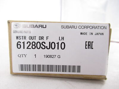 Genuine OEM Subaru 61280SJ010 Driver Front Belt Molding WStrip 2019-20 ...