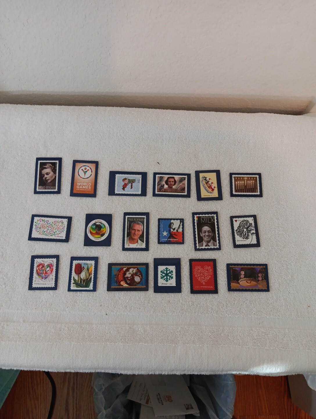 USPS Lot of 18 Stamp Refridgerator Magnets | eBay