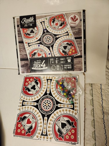 Rustic Super Tock 4 Board in Box Used Jeu | eBay