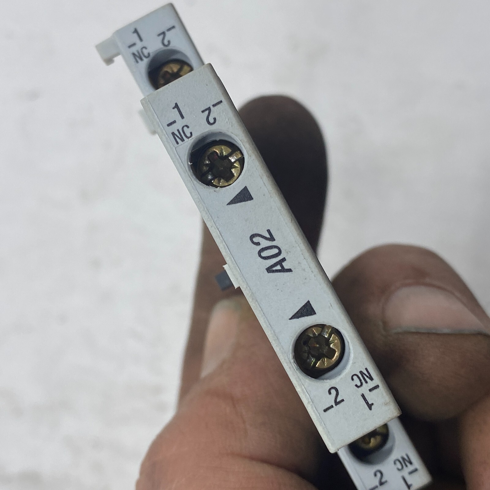 ALLEN BRADLEY 100-S Ser A Auxiliary Contact 1 NO 1 NC, Block Contacts ...