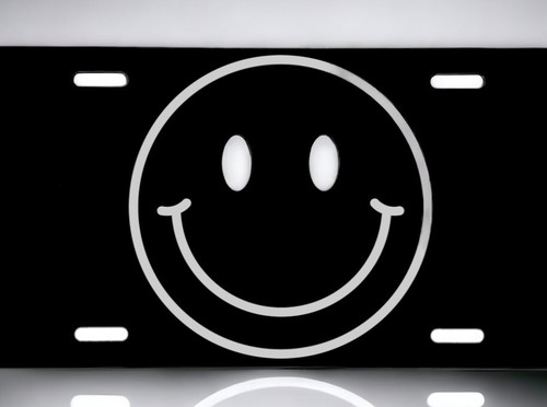 Smiley Face!! Laser Engraved Front License Plate! Looks awesome on your ...