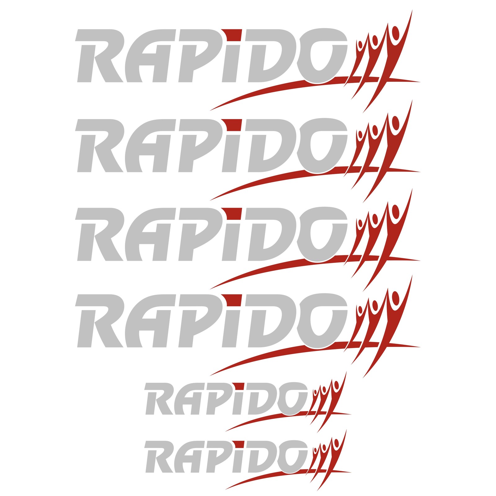 RAPIDO autocollant sticker camping car caravane caravan 6 Pièces | eBay