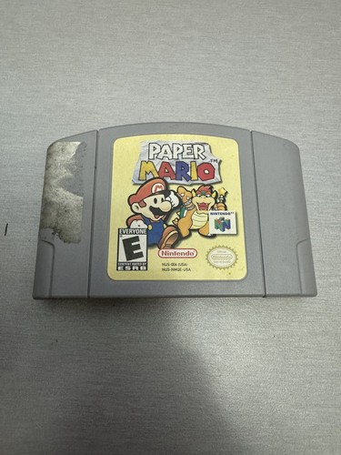 Paper Mario (Nintendo 64 N64, 2001) Authentic Tested 45496870782 | eBay