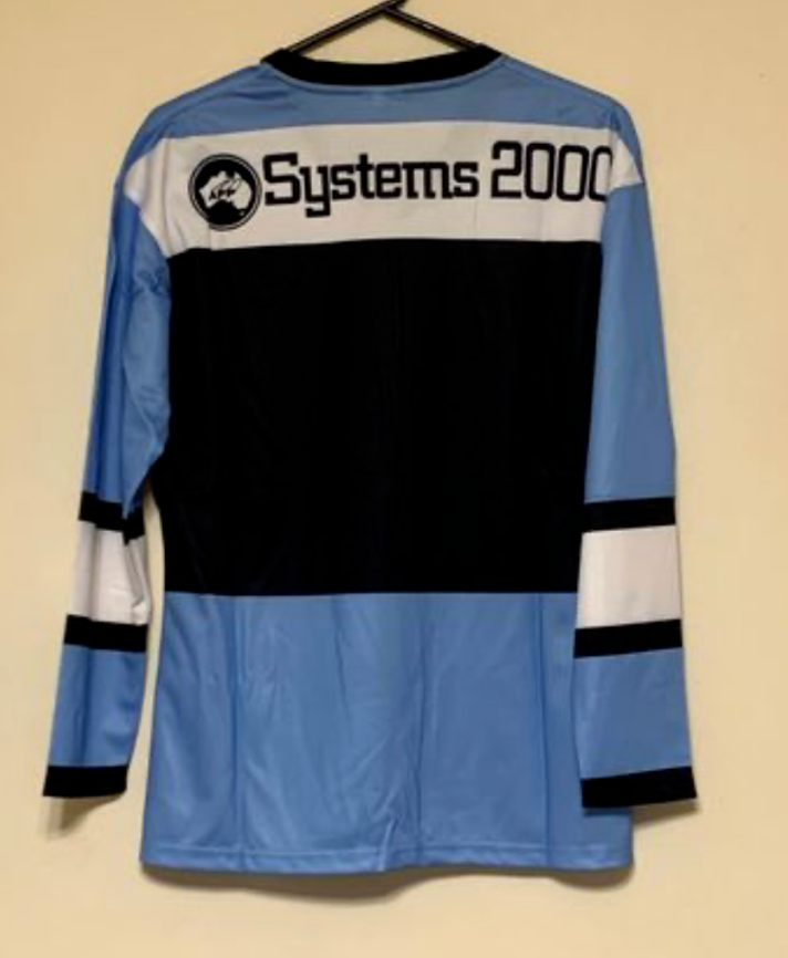 CRONULLA-SHARKS NSWRL LONG SLEEVE POLY NRL RETRO JERSEY S-4XL SIZE ...
