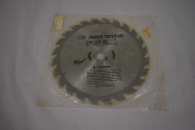 Unbranded 7 1/4" circular saw blade , 40 carbide teeth Damaged Package ...