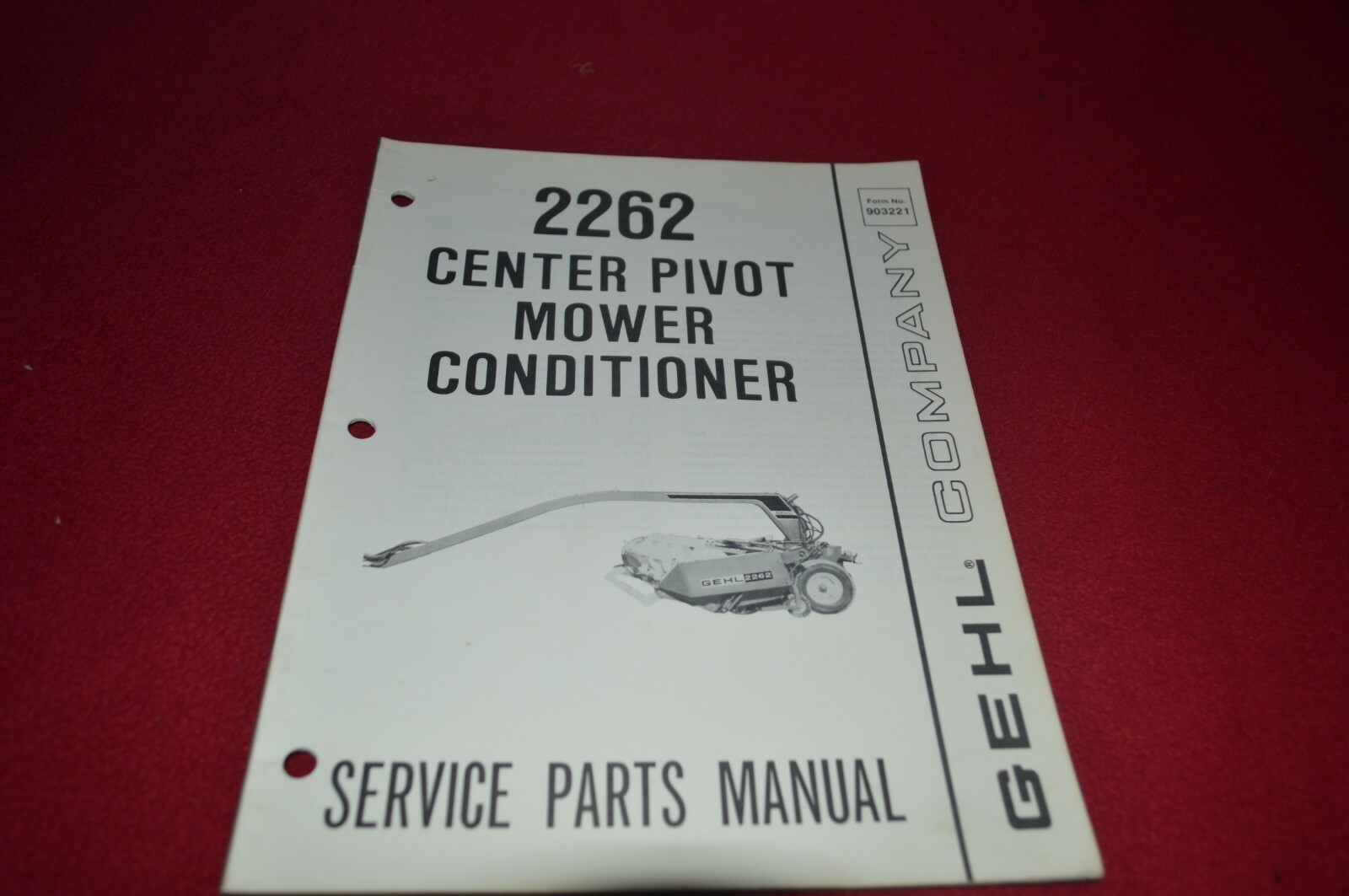 Gehl 2262 Haybine Mower Conditioner Dealers Parts Book CDIL | eBay