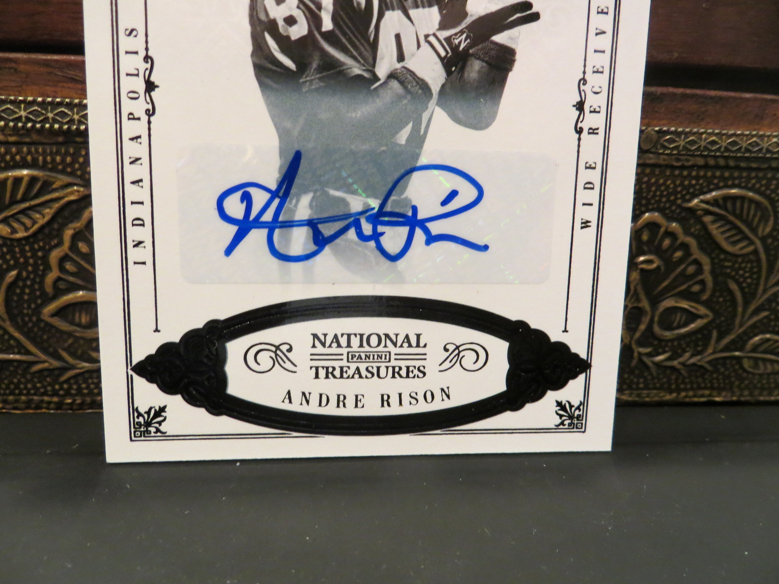 National Treasures Century Legends Autograph Colts Andre Rison 02/25 ...