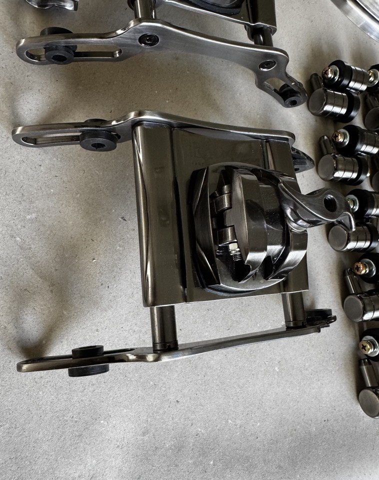 Odery Custom Drum Parts in Brushed Old Silver für 10, 12, 16" + Bass ...