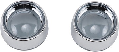 Kuryakyn Moto Deep Dish Bezels For Bullet Turn Signals Smoke Lens ...