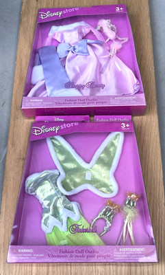Disney Store Princess Fashion Doll Outfit Tinker Bell & Sleeping Beauty ...