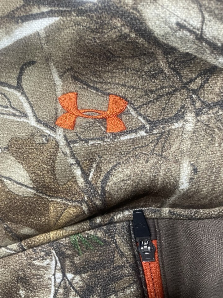 Under Armour Ayton Jacket Mens 2XL Brown Camo UA Storm Realtree AP Xtra ...