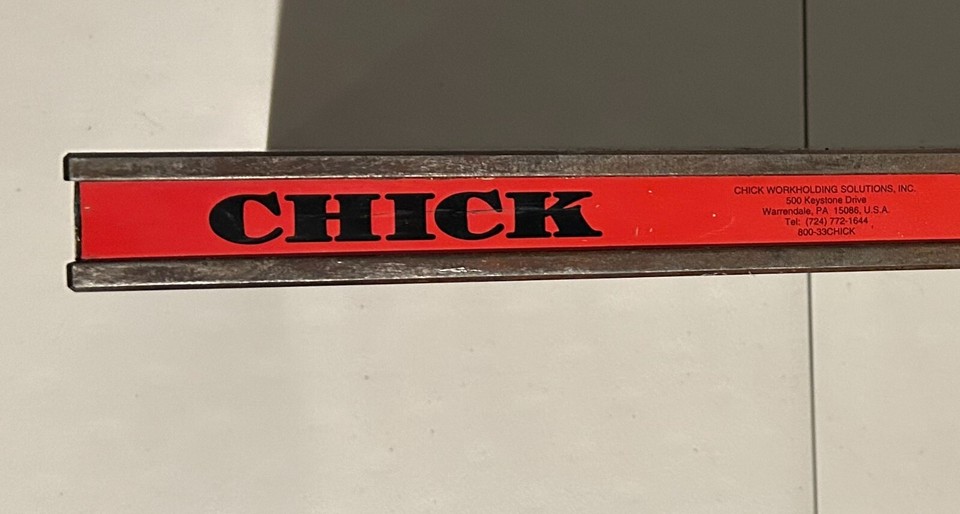 CHICK CNC Vise Foundation Table Machining Sub Plate Fixture USED 13.75 ...