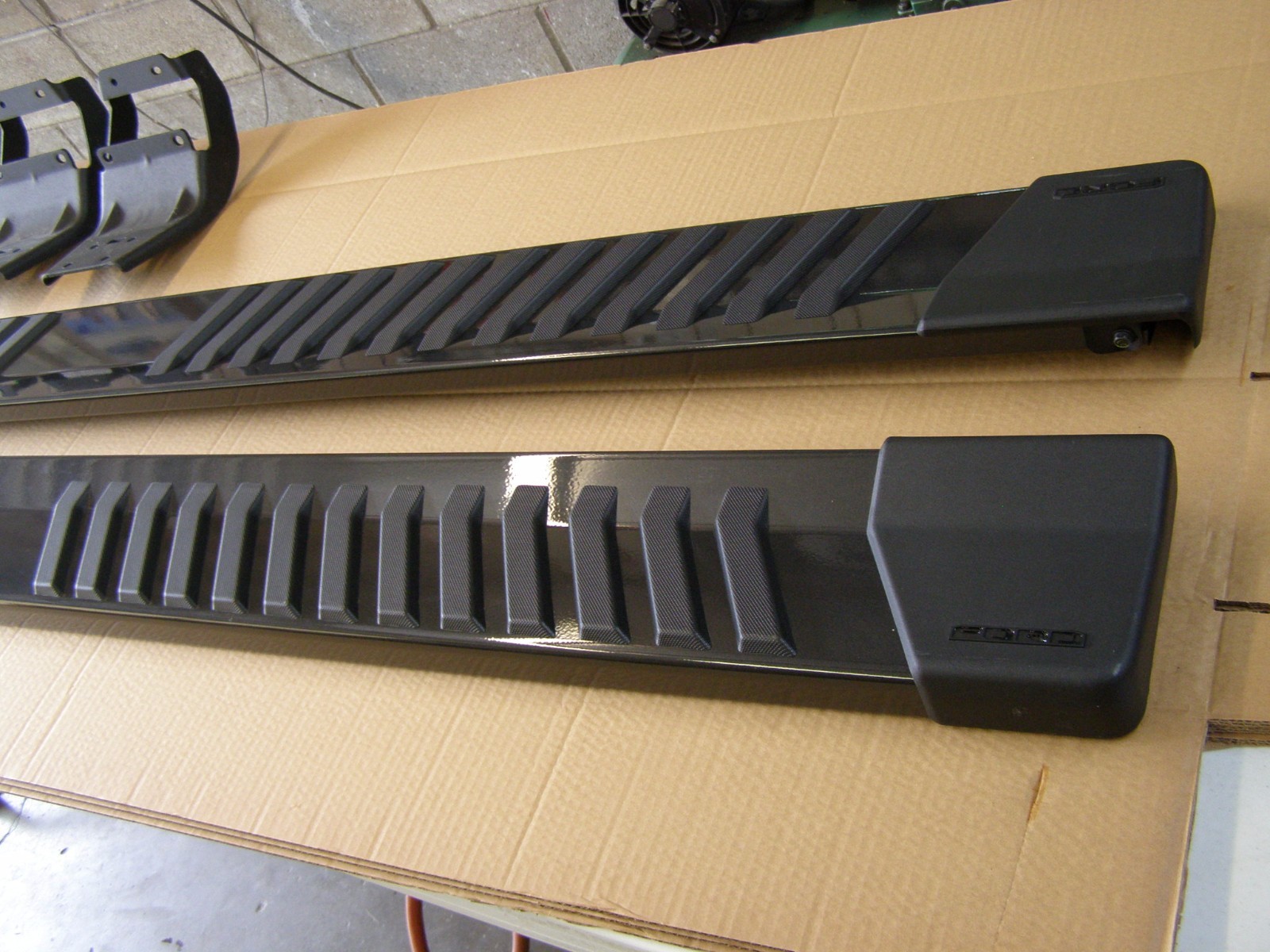 2015 2016 2017 Super Crew Ford F150 Truck Running Boards Grey 6" New T ...