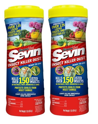 2~GardenTech Sevin Insect Killer Dust Kills Insects Without Damaging ...