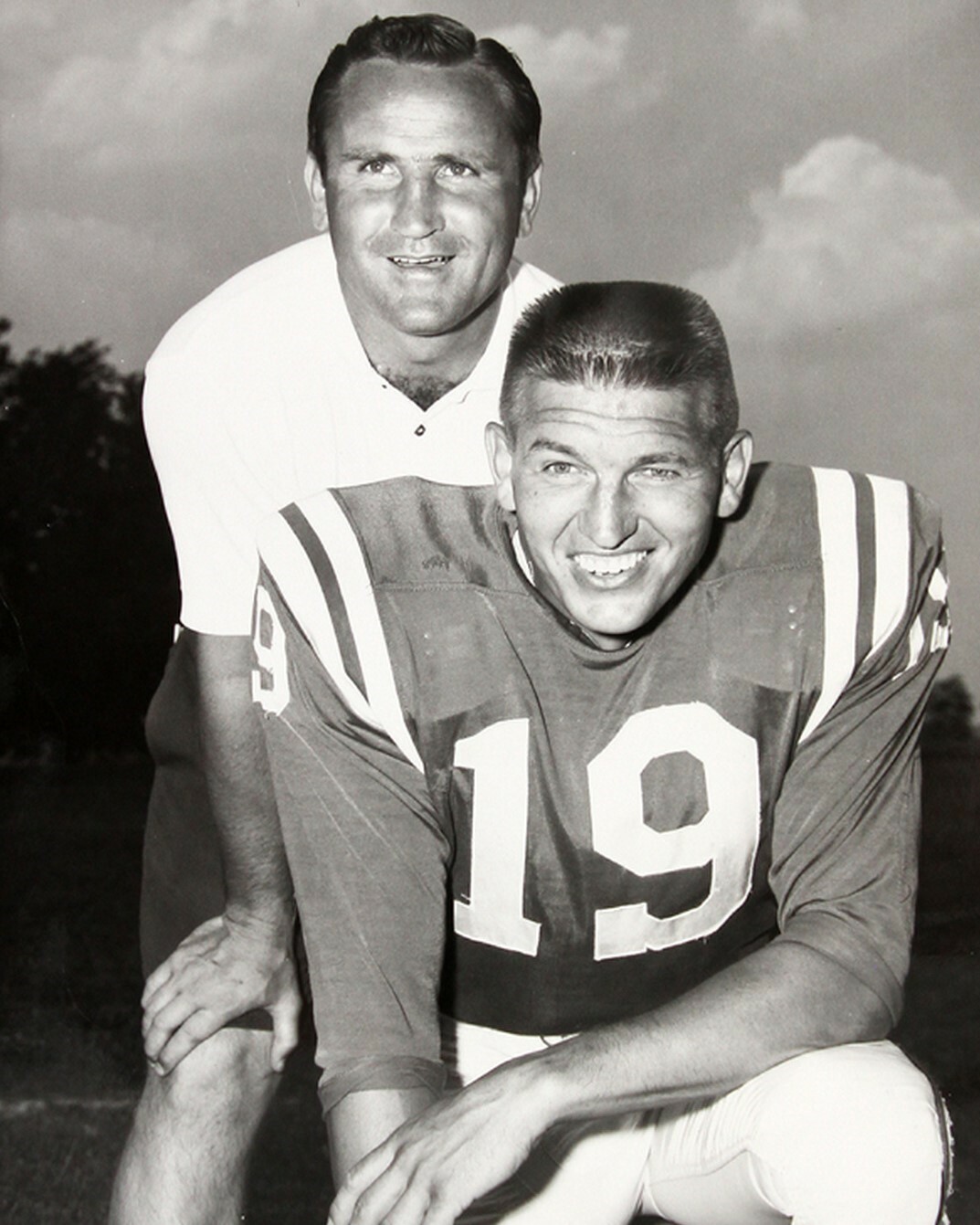 DON SHULA & JOHNNY UNITAS 8X10 PHOTO BALTIMORE COLTS PICTURE NFL ...
