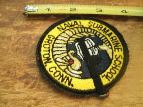 NAVAL SUBMARINE SCHOOL GROTON, CONN. PATCH | eBay