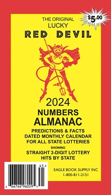 2024 The Original Lucky Red Devil Numbers Almanac | eBay