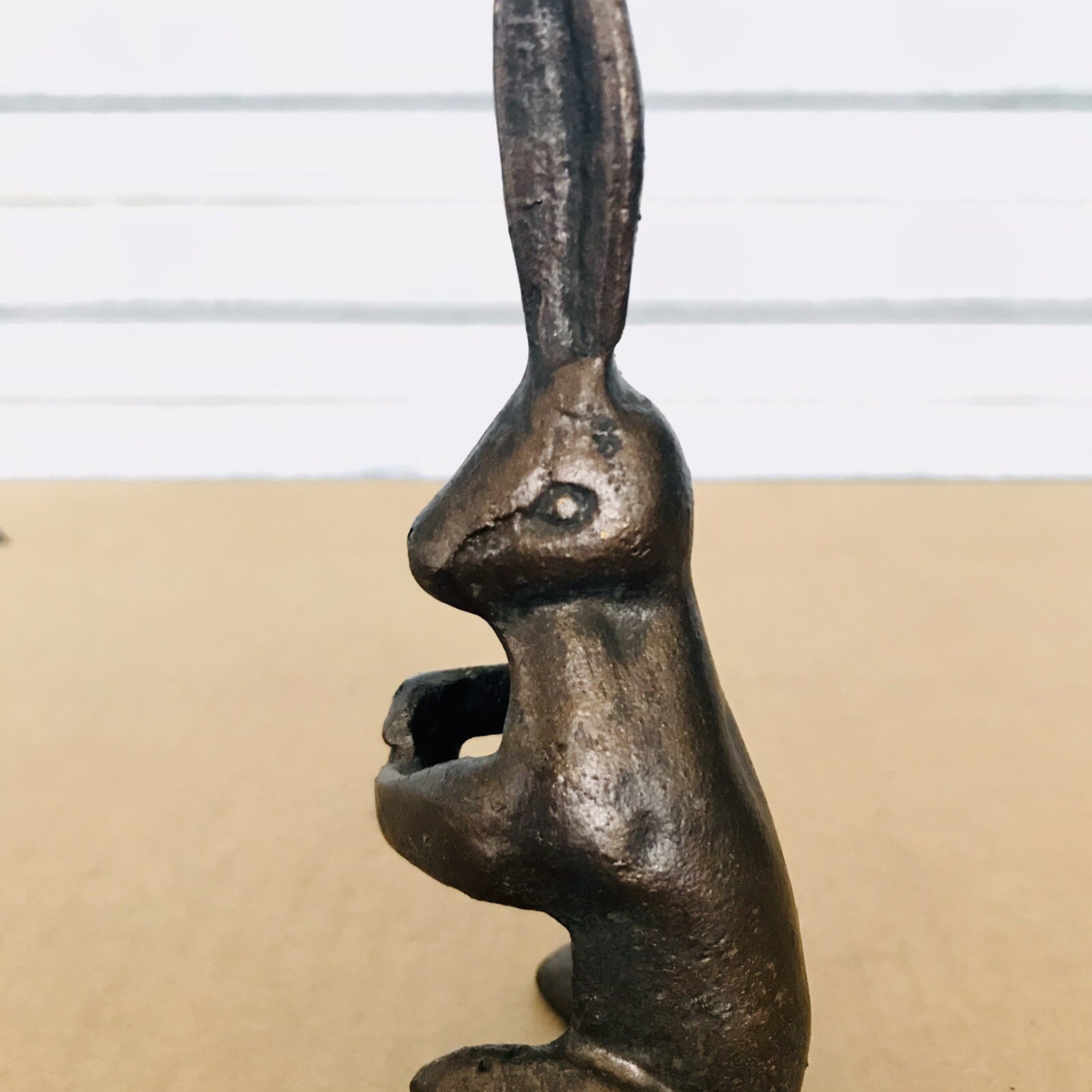 Vintage Cast Iron Bunny Rabbit Hare Luncheon Dinner Cloth Napkin Ring ...