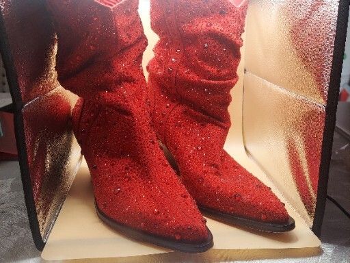 Jessica Simpson Red Cowboy Boots