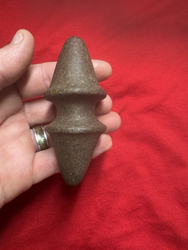 Indian Artifact Grooved Skull Cracker War Club Stone Arrowheads Stone ...