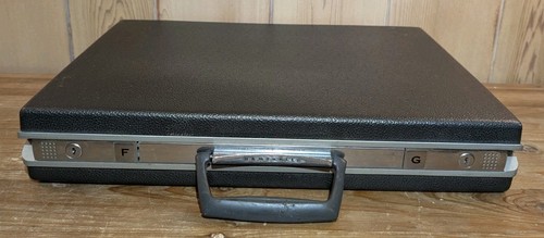 Vintage Samsonite Slim Briefcase Brown Hard Shell No Key 18x12x2.5” | eBay