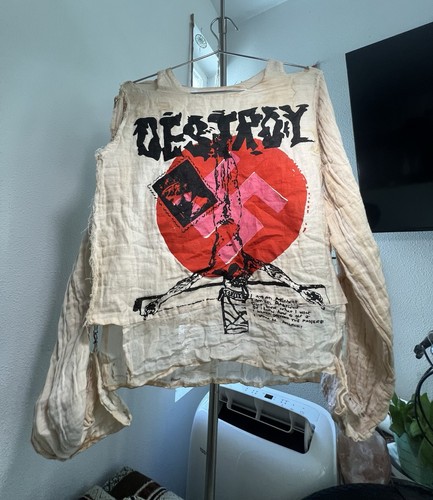Seditionaries Destroy Muslin Punk Rock Vivienne Westwood Early REPRINT ...