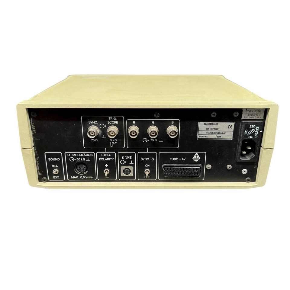 MULTISTANDARD TV PATTERN GENERATOR GV-698 GV698AES0000 | eBay UK