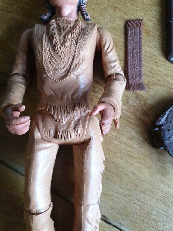 Marx Toys Chief Cherokee Indian Chief Figure Vintage & Accessories ...