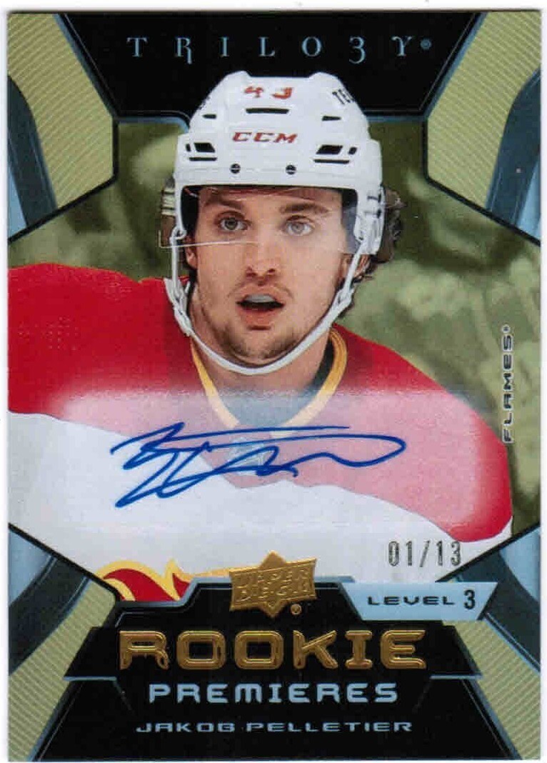 2023-24 Upper Deck Trilogy - Rare Rookies Jakob Pelletier #211 Gold ...