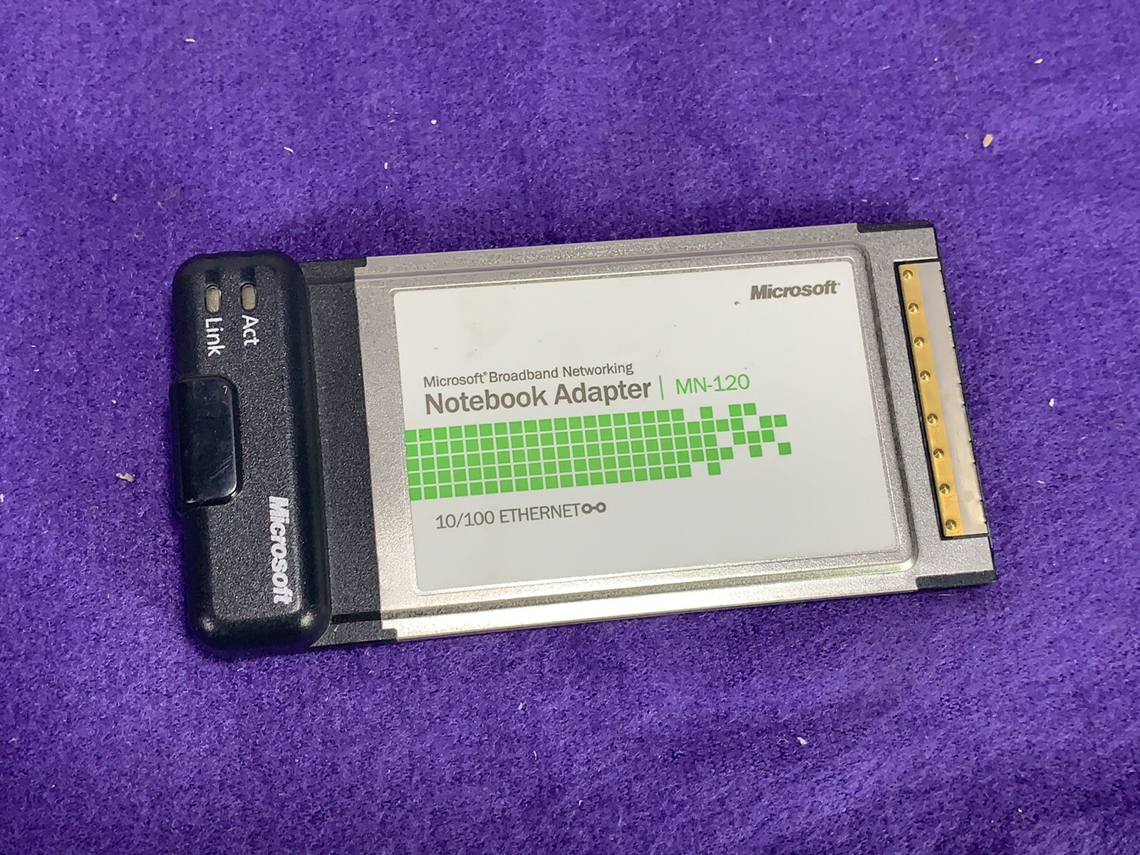 Microsoft MN-120 Broadband 10/100 Ethernet Notebook Adapter | eBay