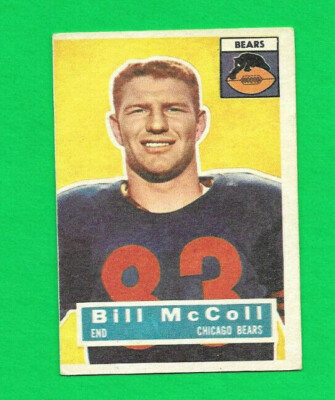 VINTAGE 1956 TOPPS BILL MCCOLL # 83 FOOTBALL TRADING CARD | eBay