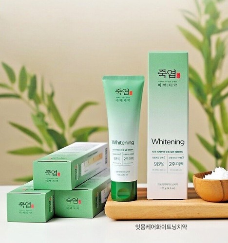 LG Bamboo Salt WHITENING Toothpaste Gum Protect Cavity Prevent Total ...