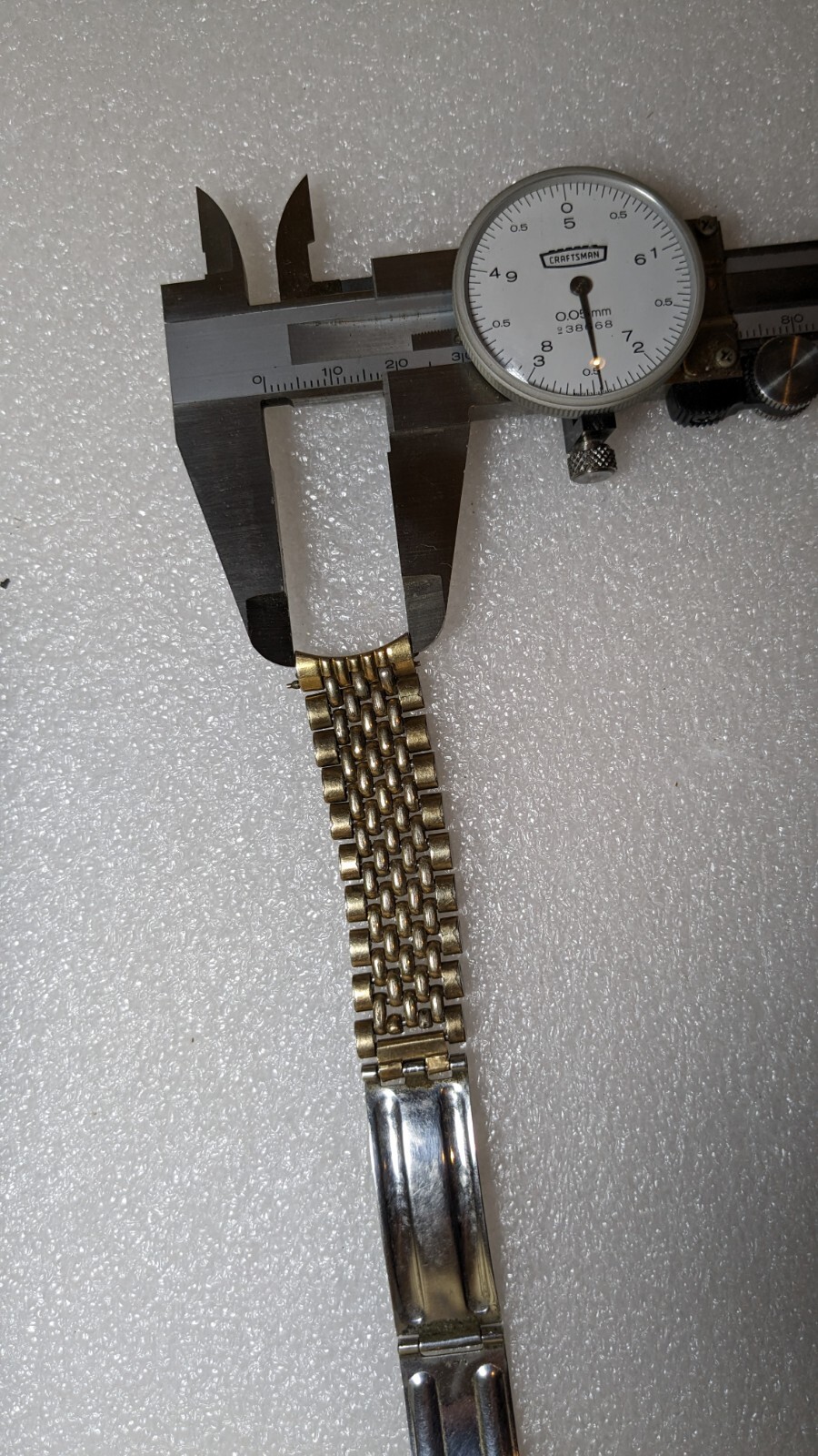 Vintage Omega Watch Band 14K Gold Filled, Grains Of Rice Style ...
