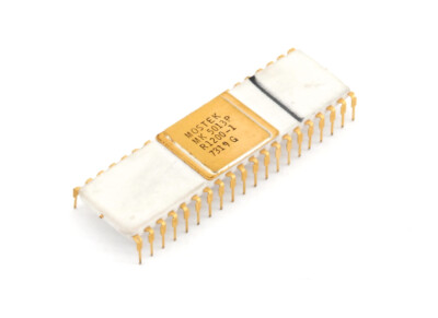 Mostek MK5013P Calculator IC Mikroprozessor Gold Microprocessor 40-Pin ...