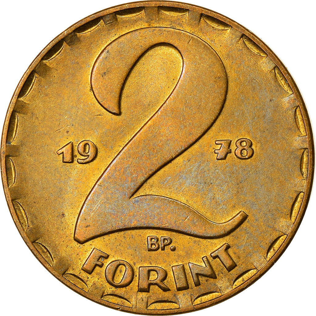 [#885968] Münze, Ungarn, 2 Forint, 1978, Budapest, SS+, Messing, KM:591 | eBay.de