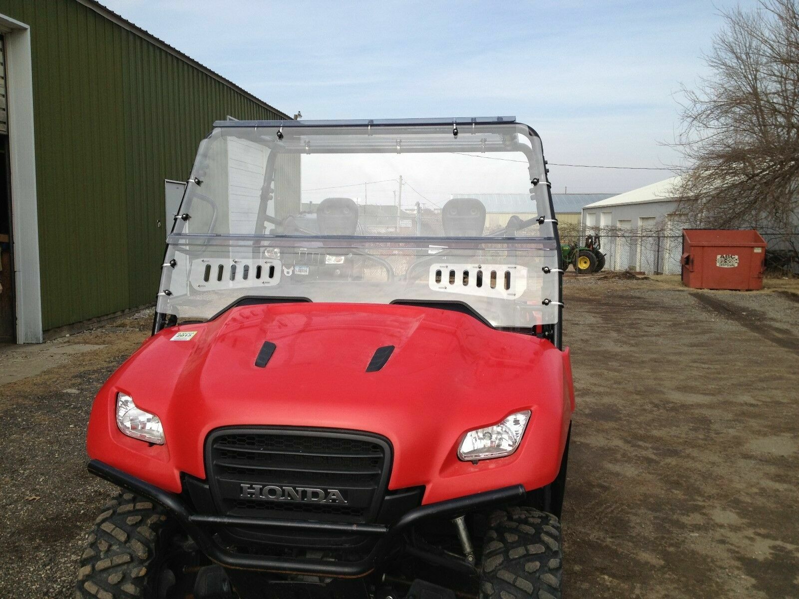 HONDA BIG RED 4X4 MUV700 2009-2013 MAX-FLO VENTED WINDSHIELD SALE!!! | eBay