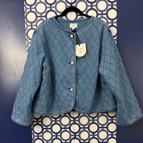 Women’s Size XXL Quilted Blue Denim Jacket - Kate Spade NY x Target | eBay
