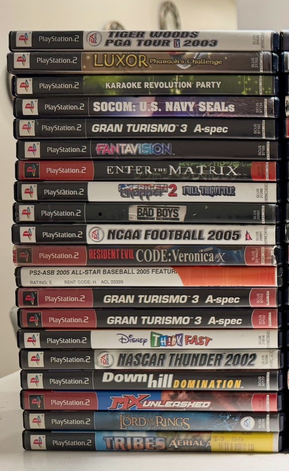 Sony PlayStation 2 PS2 Rare Video Games Lot of x60! (Most CIB & TESTED ...