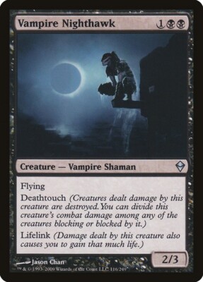 Magic TheGathering - Vampire Nighthawk - Zendikar - Uncommon | eBay