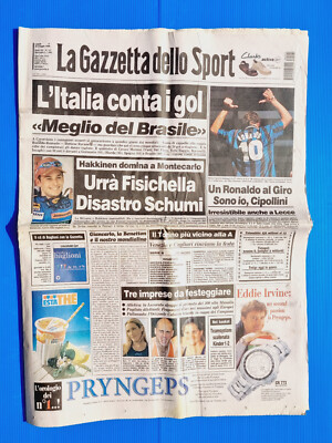 Journal Screen Sport 25 May 1998 Cipollini Vince IN Lecce-Ronaldo-Inter ...