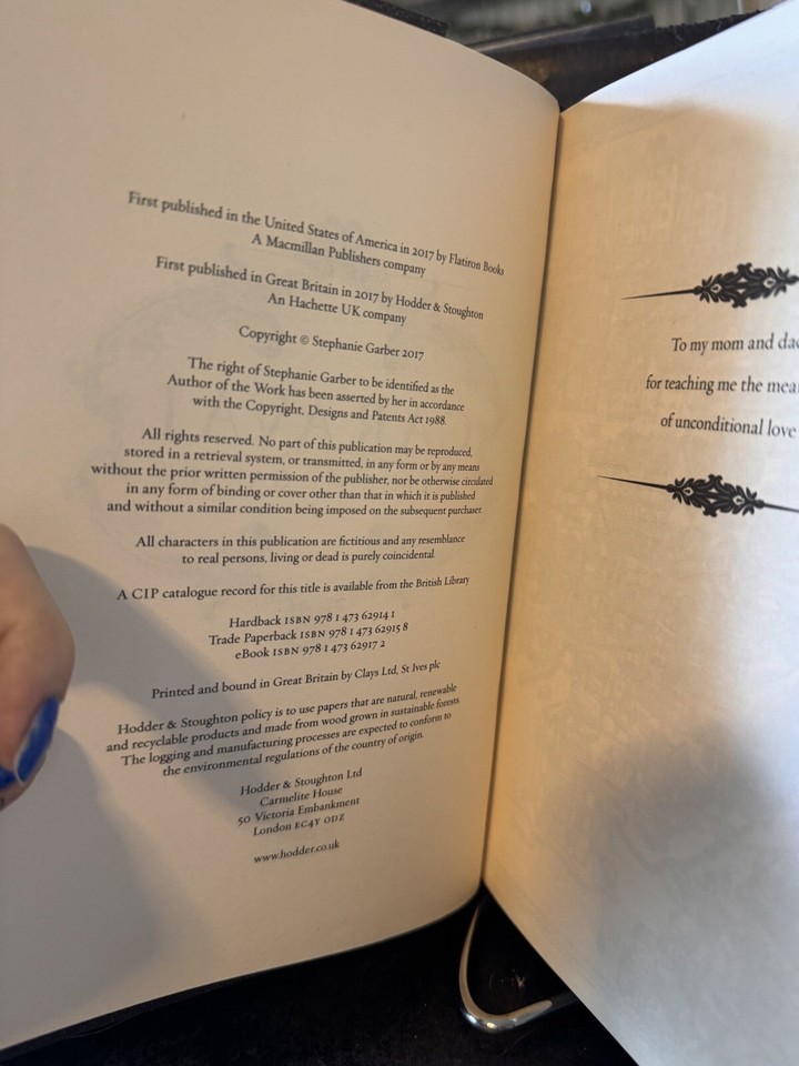 Caraval UK Tesco Top Hat Hidden Cover Stephanie Garber AUTHOR SIGNED ...