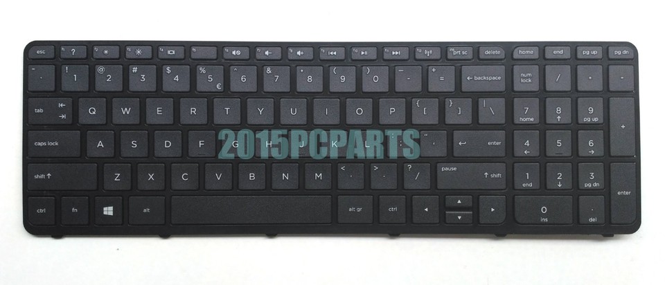 New HP 250 G2 250 G3 255 G2 255 G3 256 G2 256 G3 US Keyboard with Frame ...