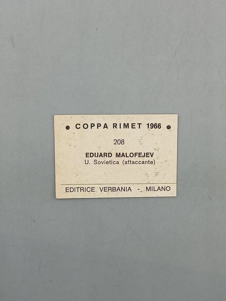 figurina Coppa Rimet 1966 numero 208 Unione Sovietica Malofejev | eBay