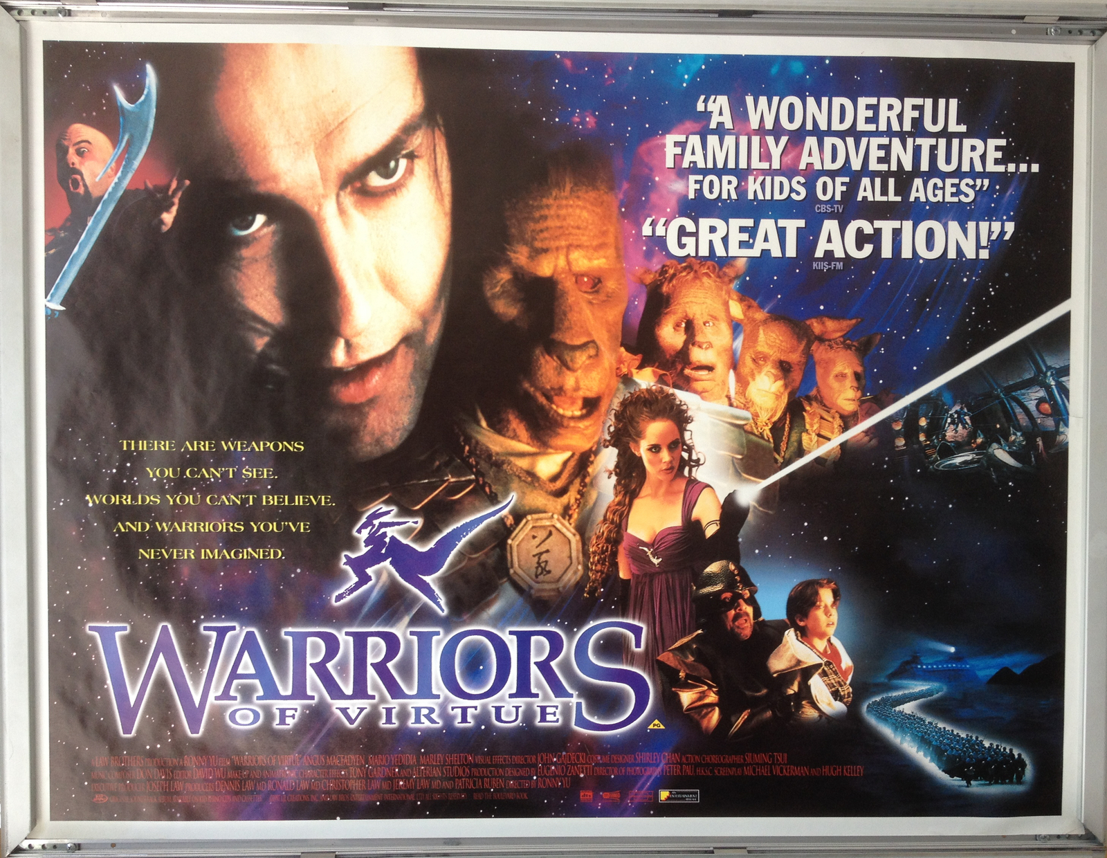Cinema Poster: WARRIORS OF VIRTUE 1997 (Quad) Angus Macfadyen Mario ...