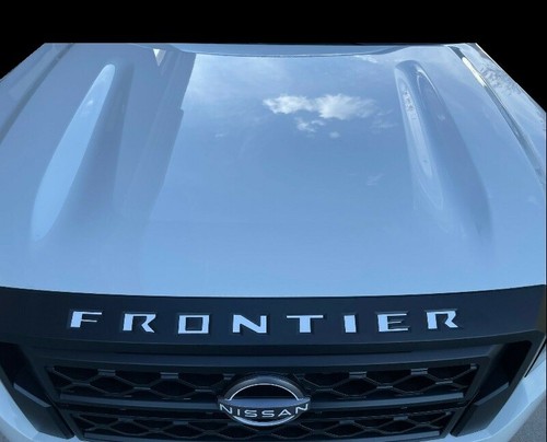 Hood Grill Letter Inserts Fits 2022-2025 Nissan Frontier Vinyl Decals ...