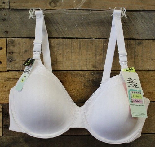 Size 40 B/C Gentle White Playtex Nursing Bra. | eBay